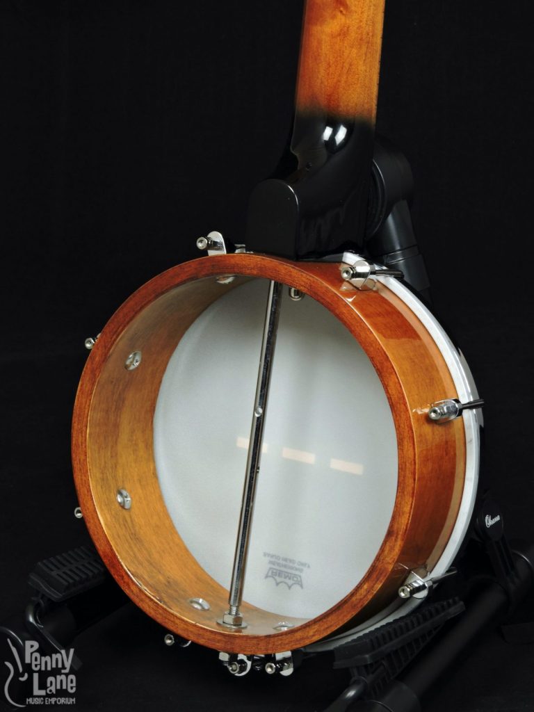 GOLD TONE PLUCKY SHORT SCALE 5 STRING OPEN BACK TRAVEL BANJO WITH BAG ...