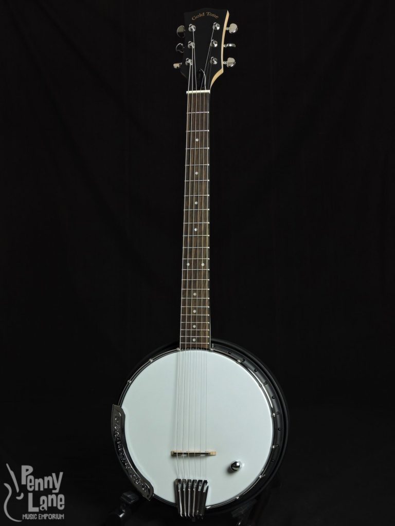 GOLD TONE AC-6+ COMPOSITE ACOUSTIC ELECTRIC BANJITAR WITH GIG BAG ...
