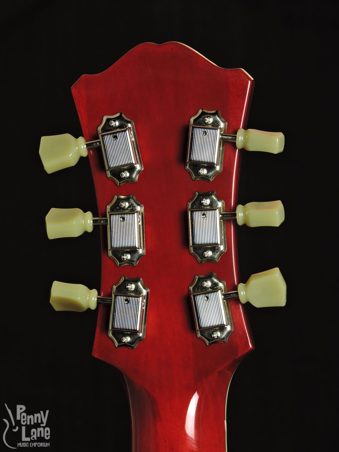 EASTMAN T486-RD GLOSS RED ELECTRIC SEMI-HOLLOW GUITAR WITH CASE | Penny ...