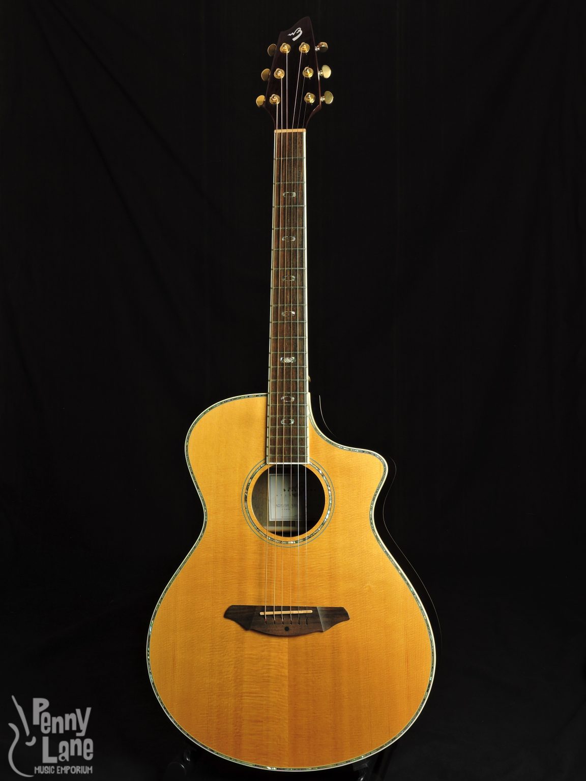 BREEDLOVE ATLAS AC25/SR PLUS SOLID ACOUSTIC ELECTRIC CONCERT GUITAR ...